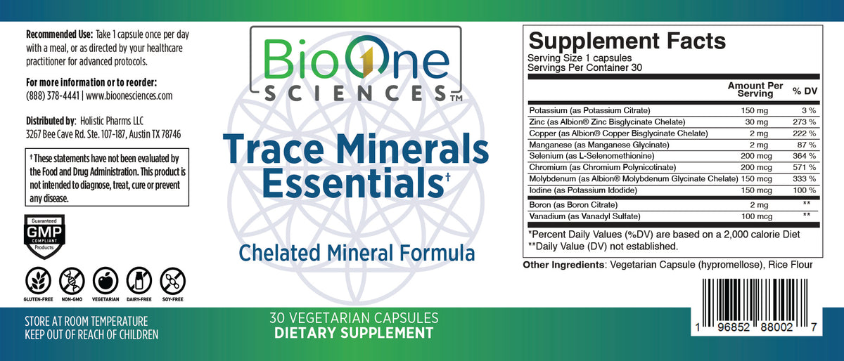 Trace Minerals Essentials – BioOne Sciences