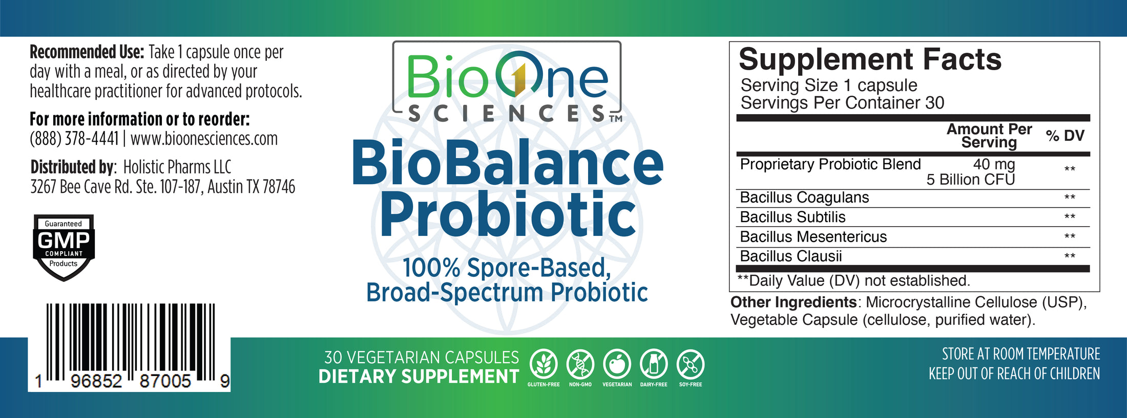 BioBalance Probiotic | BioOne Sciences