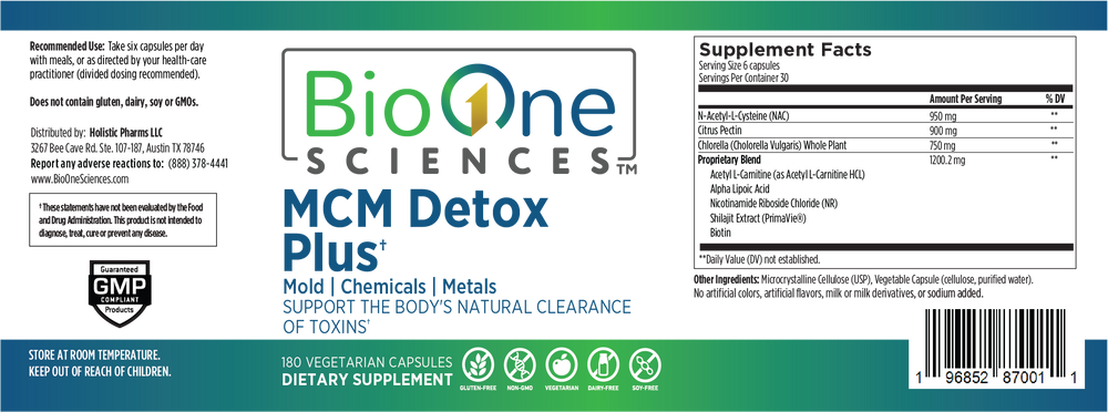 MCM Detox PLUS *NEW FORMULA* – BioOne Sciences